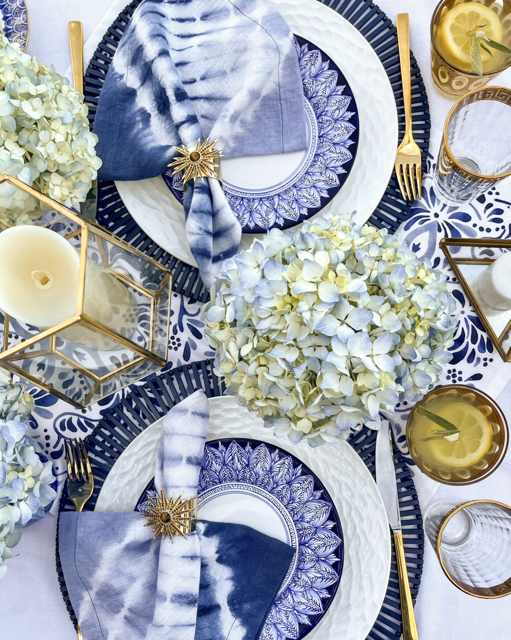 Mediterranean Inspired Tablescape | Ivory & Noire