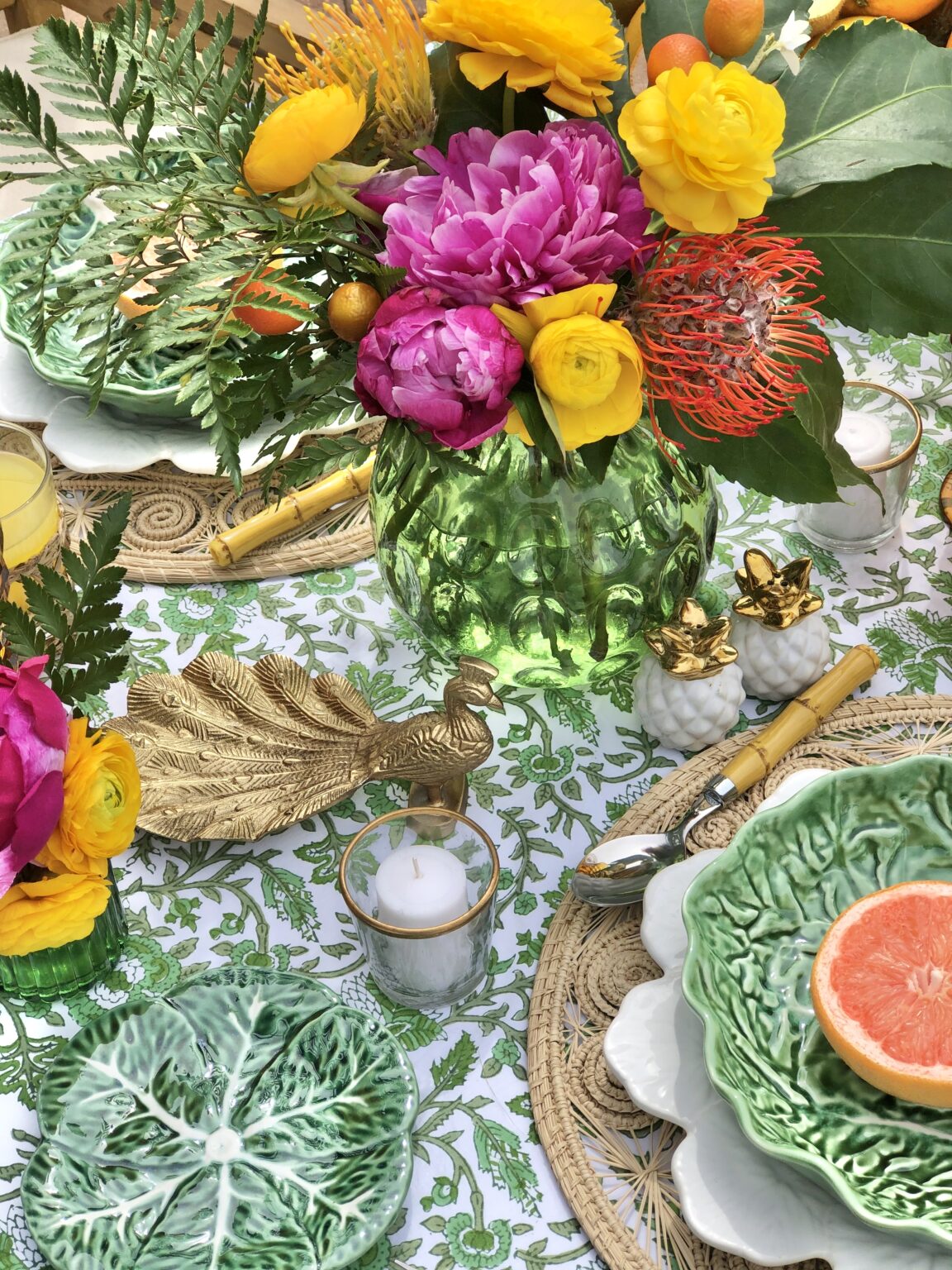 Tropical Tablescape Decorating Ideas: Three Ways to Decorate Your Table