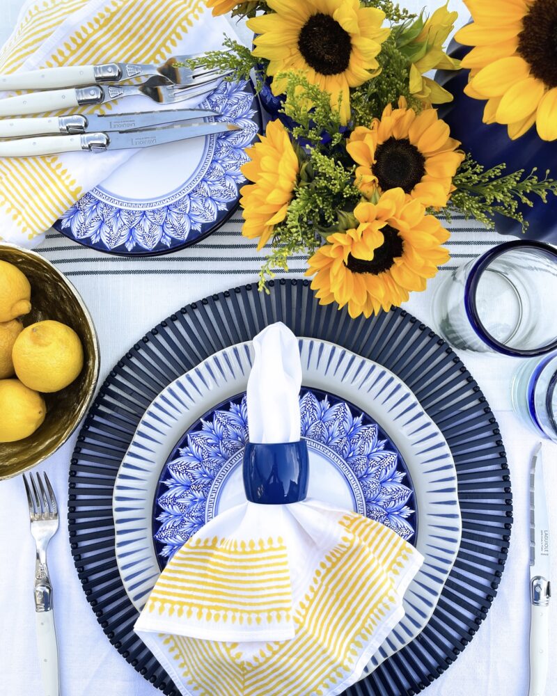 Mediterranean Inspired Tablescape | Ivory & Noire