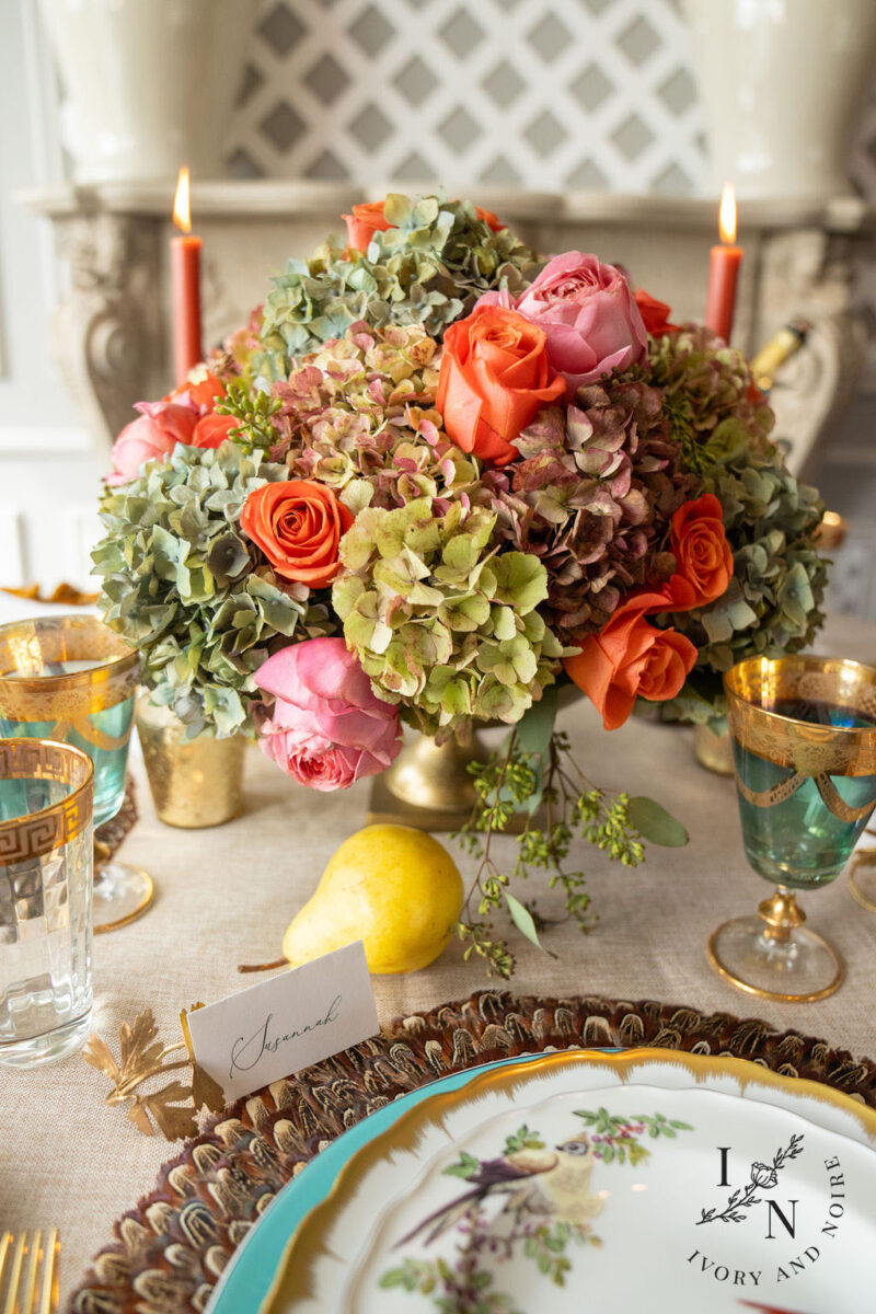 How to Set a Beautiful Bird-Themed Thanksgiving Tablescape