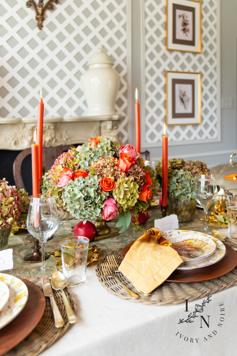 How to Set a Beautiful Thanksgiving Table: Thanksgiving Tablescape and ...